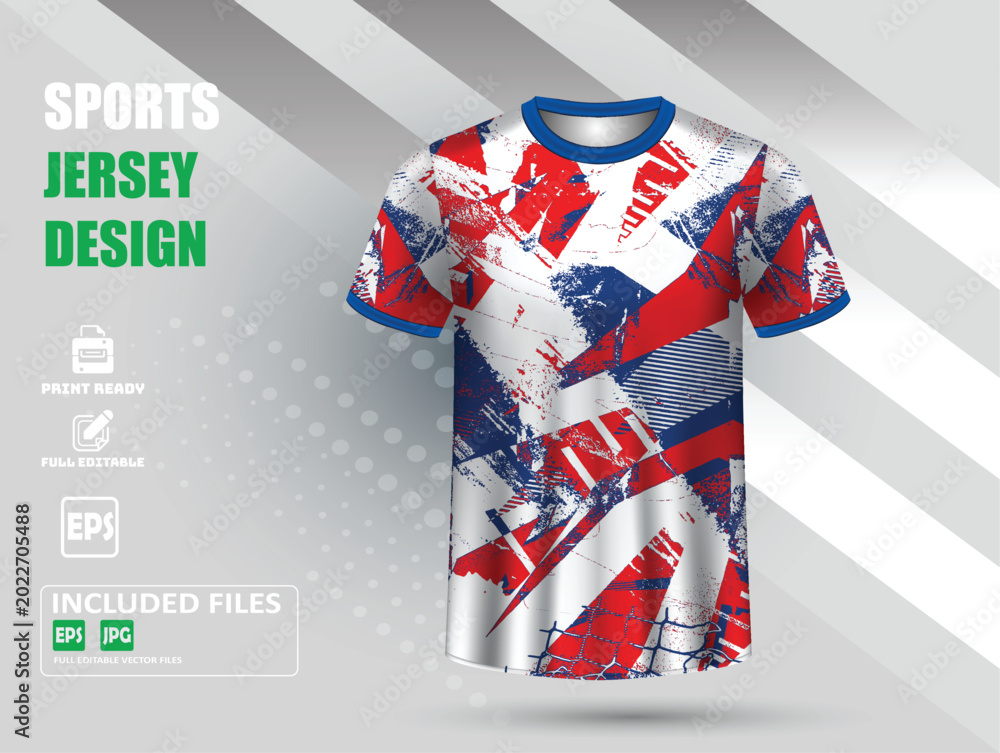 Abstract Soccer Jersey Design Patterns - Modern Football Kit ...