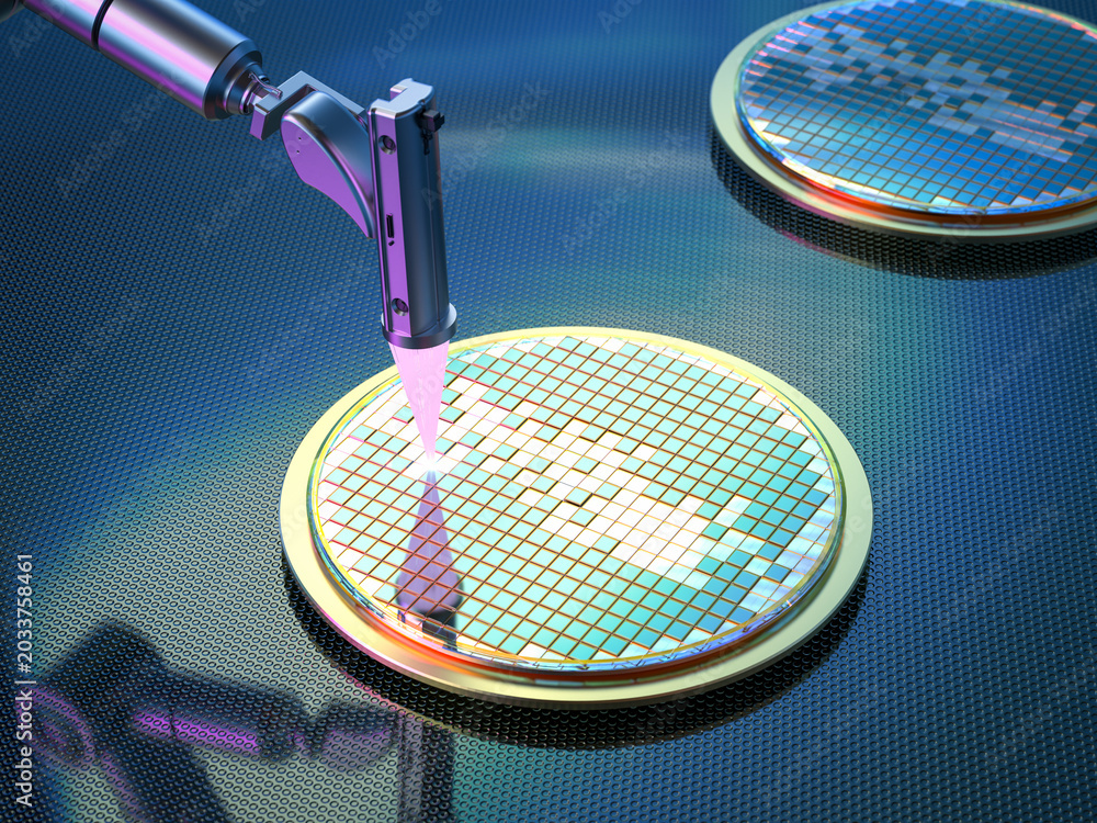 EUV lithography systems for semiconductor manufacturing Stock Photo ...