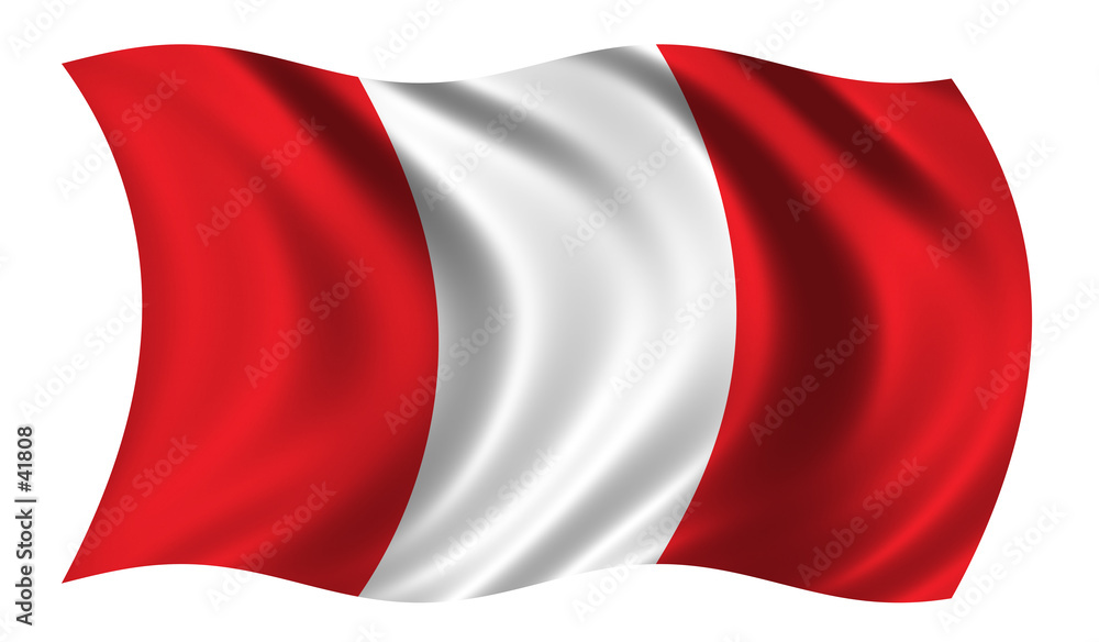 flag of peru Stock Photo | Adobe Stock