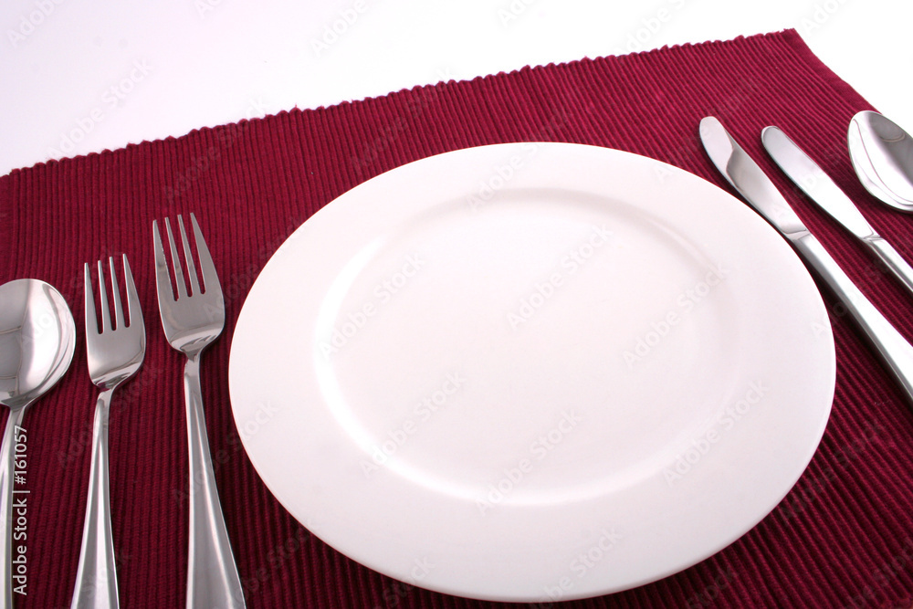 full table setting Stock Photo | Adobe Stock