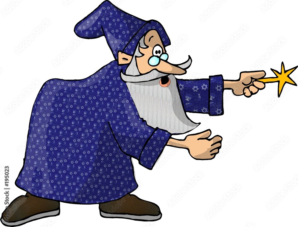 wizard casting a spell Stock Illustration | Adobe Stock