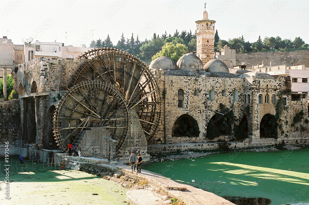 syrie: hama; les norias Stock Photo | Adobe Stock