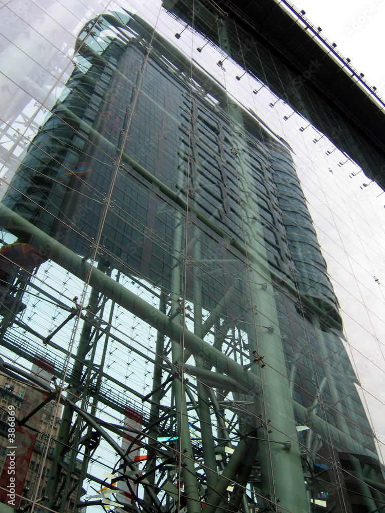 architecture design with reflection Stock Photo | Adobe Stock