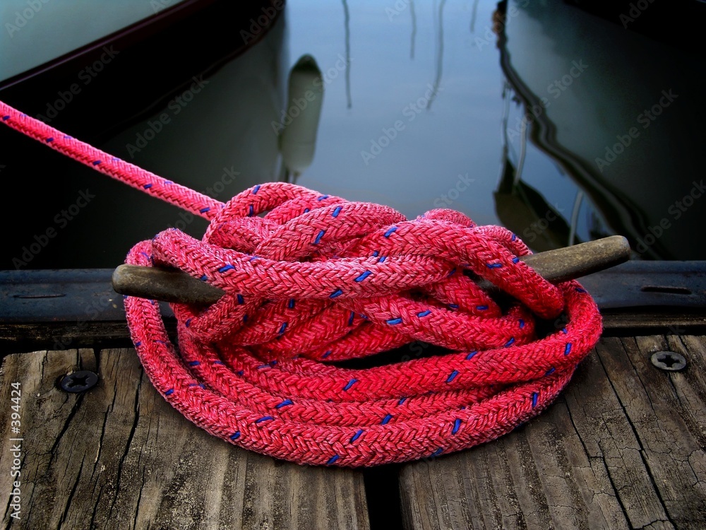 boat rope Stock Photo | Adobe Stock