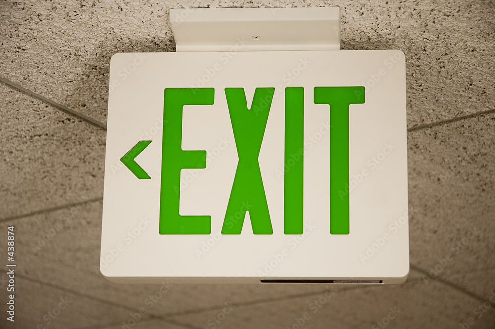 Poster exit sign – Wall Art | UkPosters