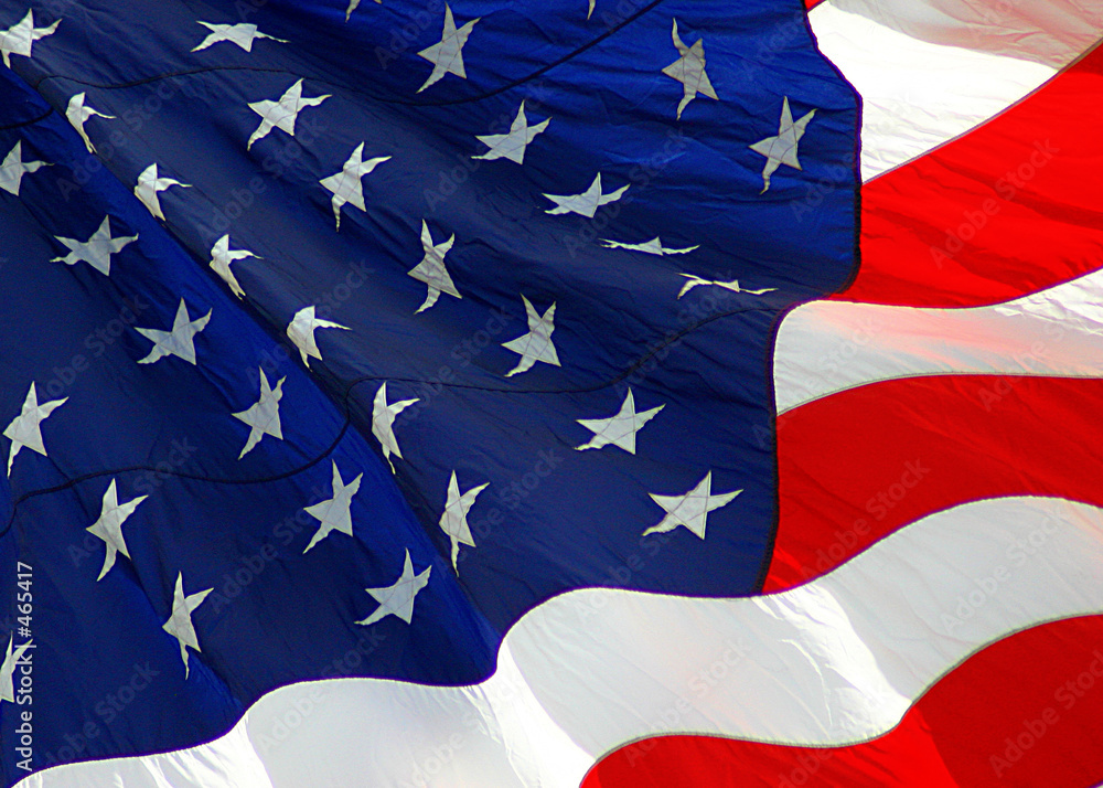 american flag close-up Stock Photo | Adobe Stock