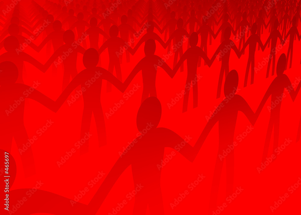 paper people cut outs Stock Illustration | Adobe Stock