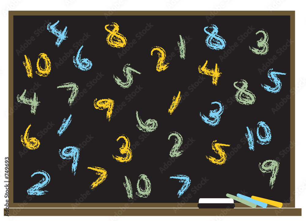 numbers Stock Illustration | Adobe Stock