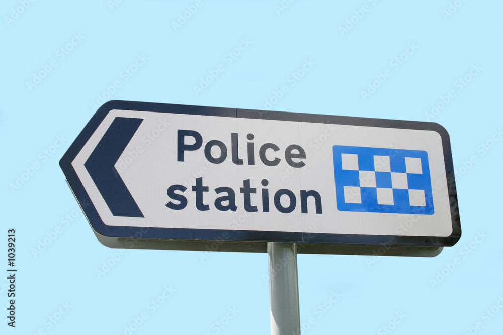 Police Station Sign