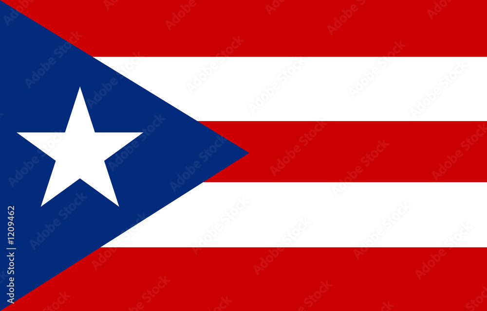 Photo & Art Print flag of puerto rico, R. Gino Santa Maria