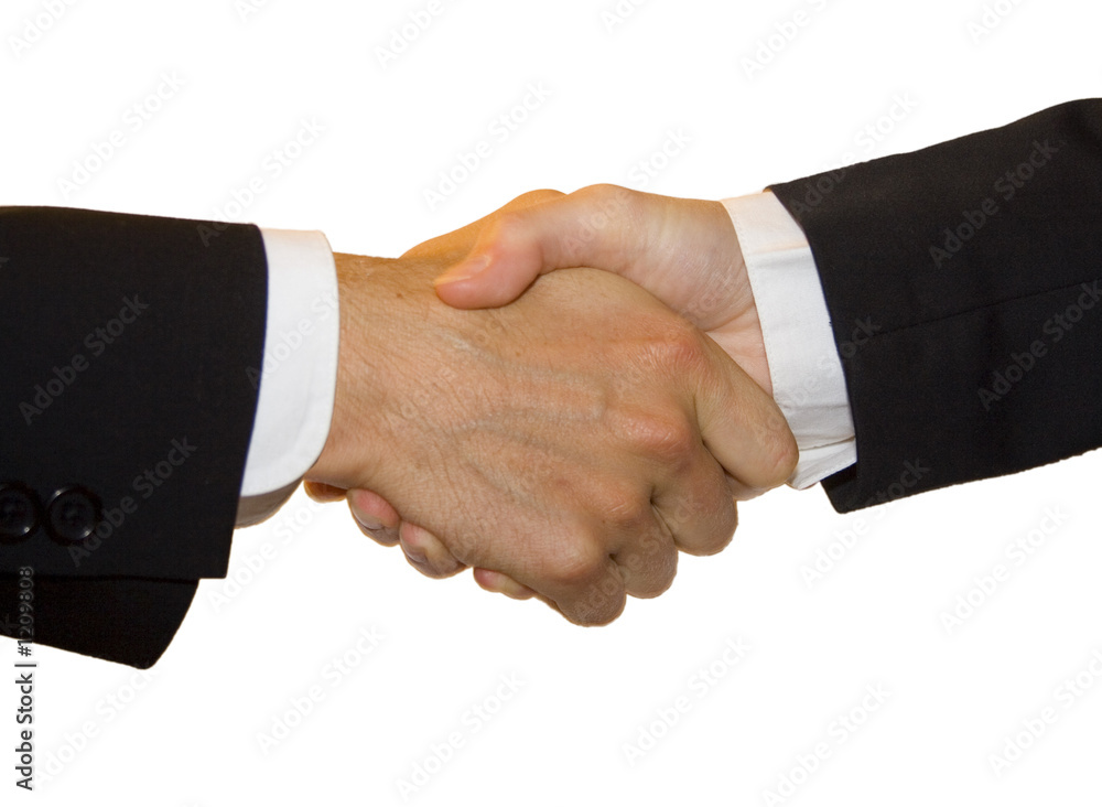 hand shake - male to female Stock Photo | Adobe Stock