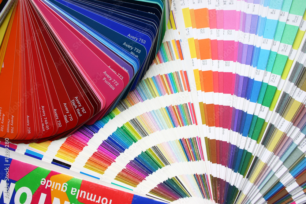 pantone sampler - colors Stock Photo | Adobe Stock