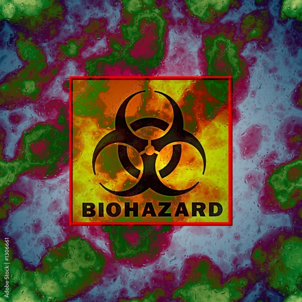 stock illustration with biohazard sign Stock Illustration | Adobe Stock