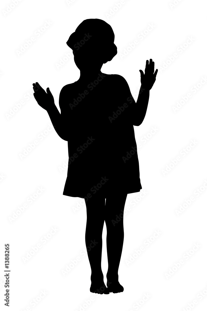kind silhouette Stock-Foto | Adobe Stock