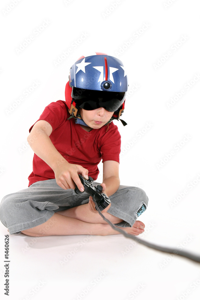 child playing a game Stock Photo | Adobe Stock