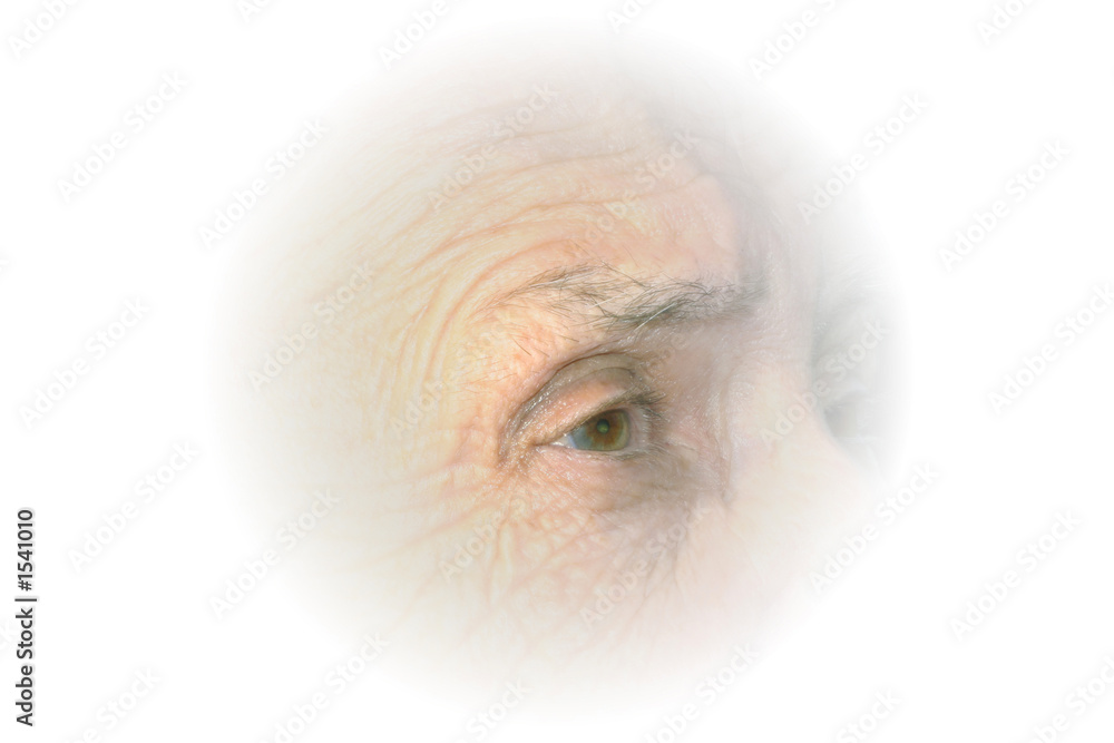 elderly eye vignette Stock Photo | Adobe Stock