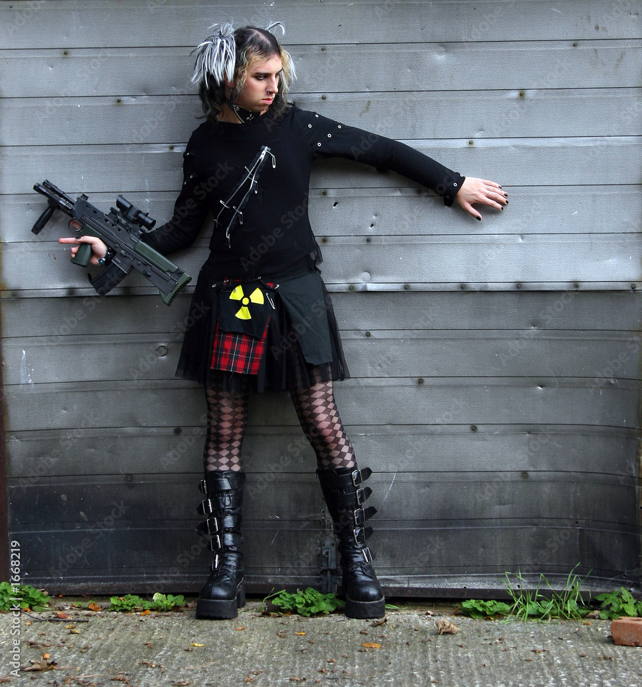 androgynous goth Stock Photo | Adobe Stock