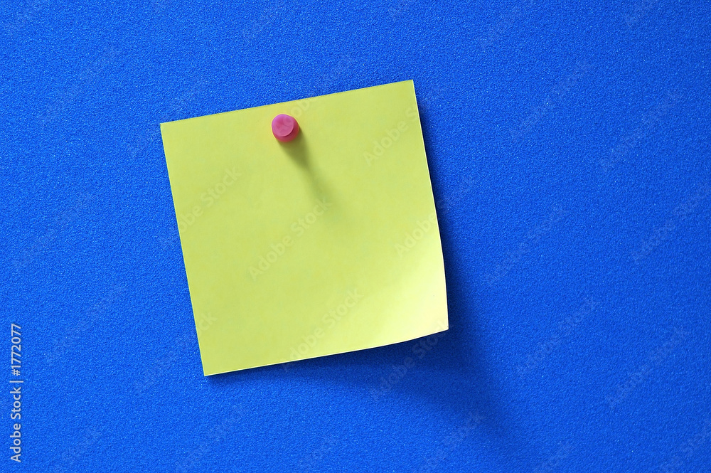 blank post-it Stock Photo | Adobe Stock
