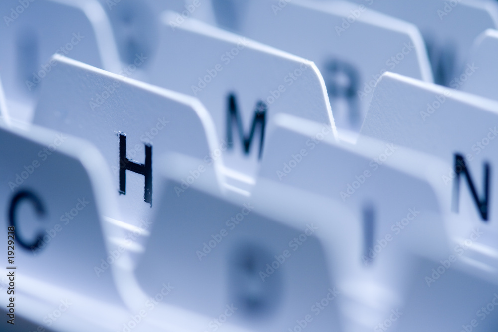 alphabetisches register Stock-Foto | Adobe Stock