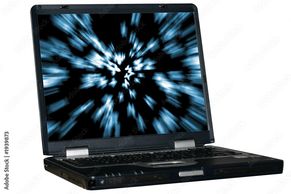 isolated laptop Stock Photo | Adobe Stock