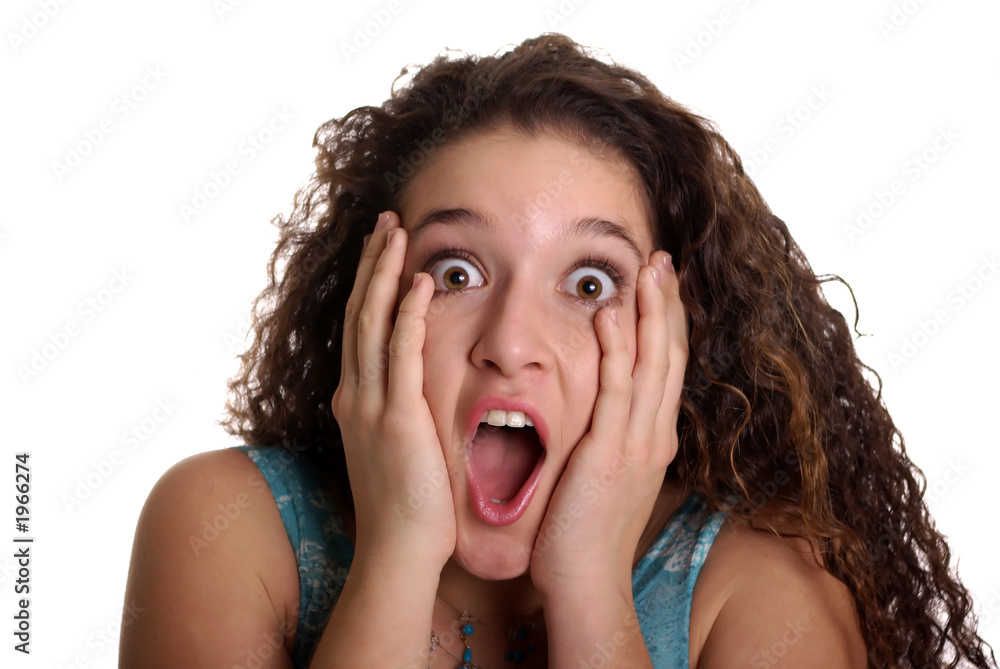 shocked teen Stock Photo | Adobe Stock