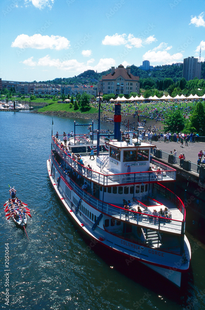 paddle wheel ship Stock Photo | Adobe Stock