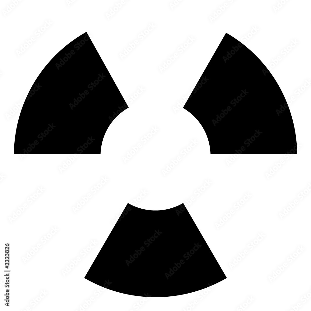 nuclear symbol Stock Illustration | Adobe Stock