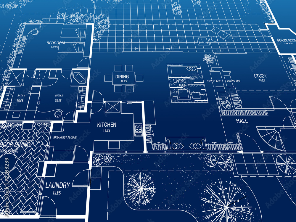 architecture floor plan background Stock Illustration | Adobe Stock