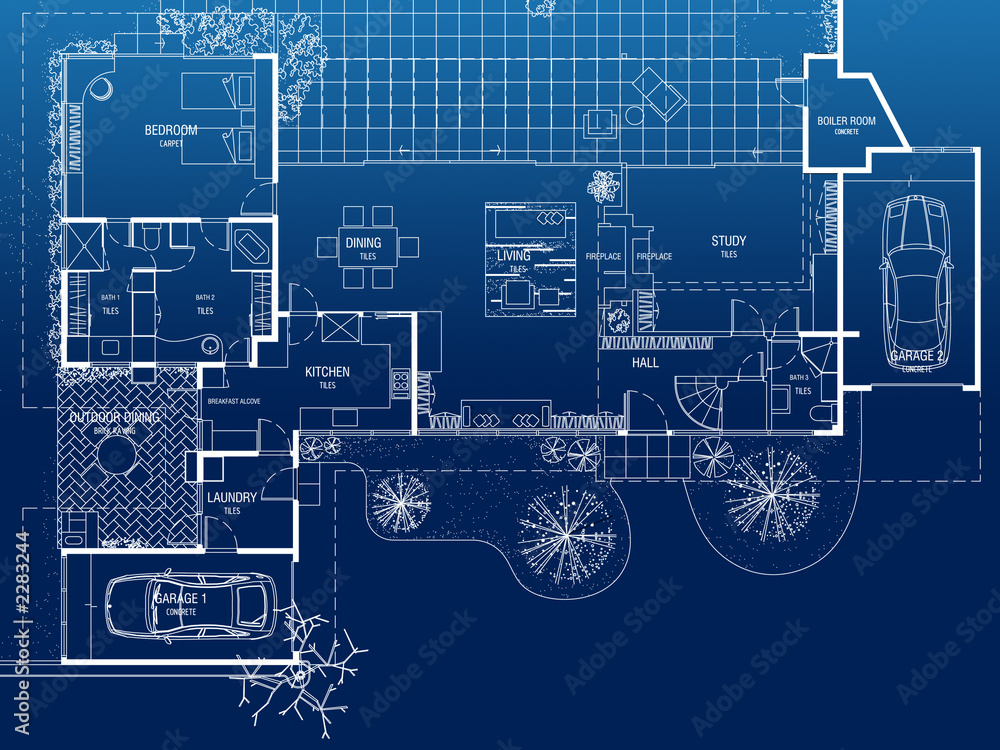 architecture floor plan background Stock Illustration | Adobe Stock