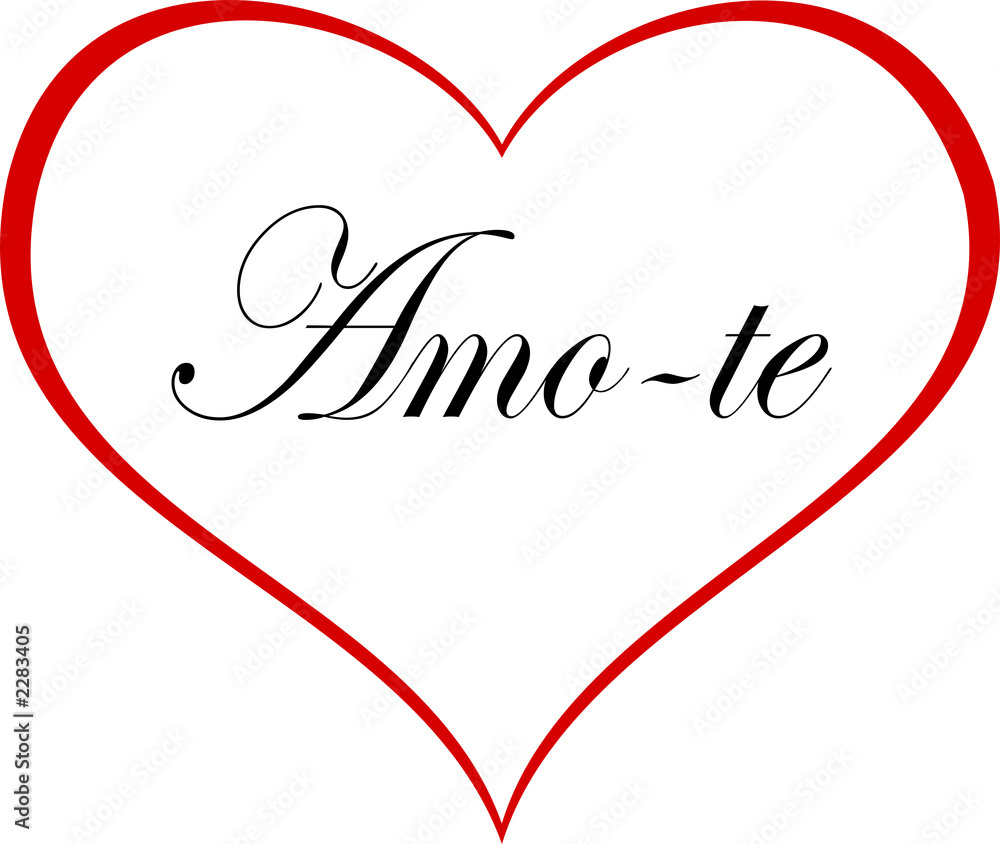 Ilustração do Stock: amo-te | Adobe Stock