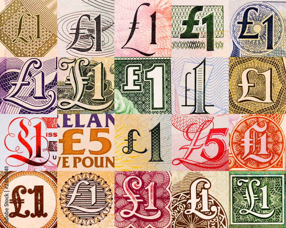 pound symbols from all over the world Stock 写真 | Adobe Stock