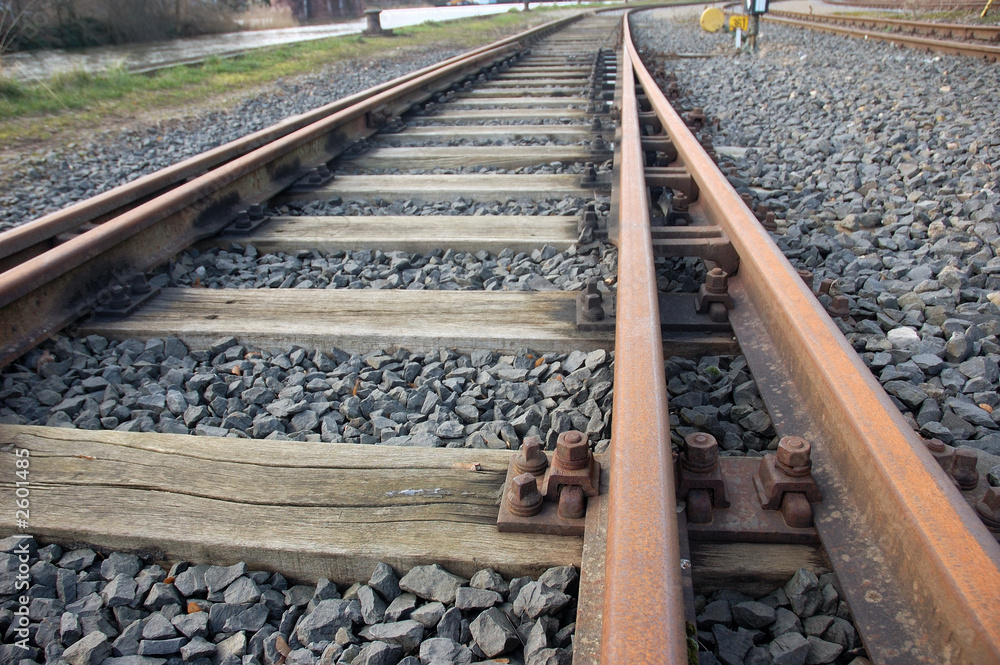 eisenbahn schienen Stock Photo | Adobe Stock