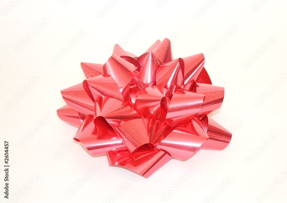 side view red bow Stock Photo | Adobe Stock