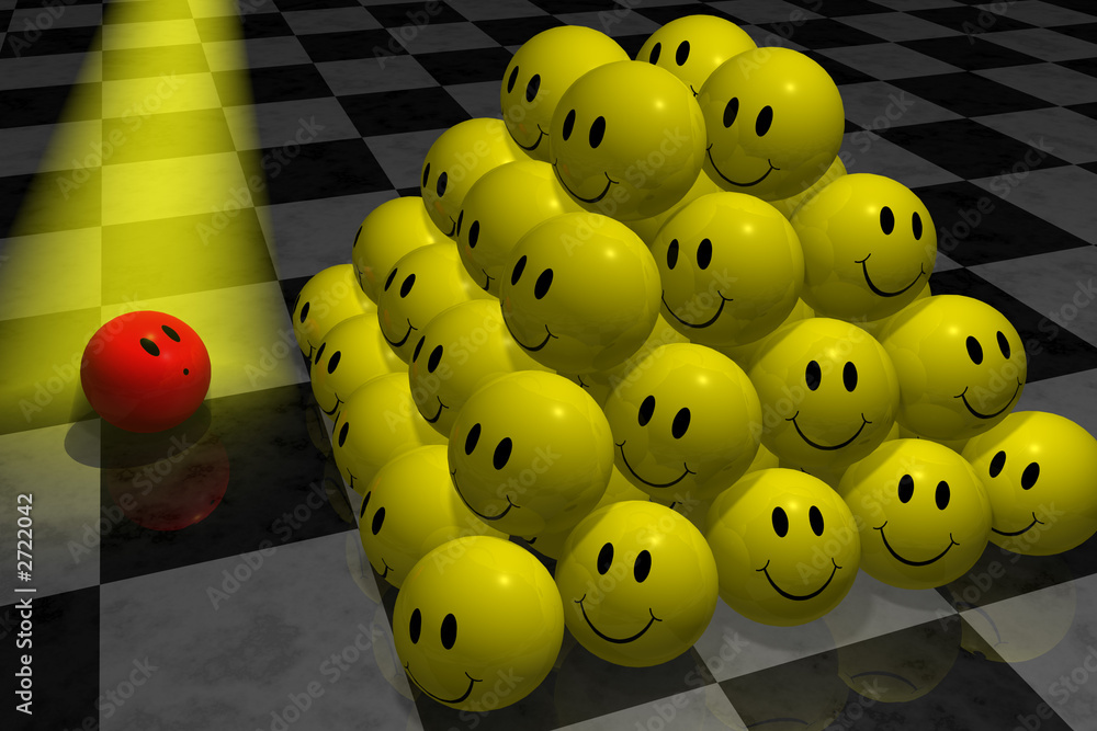smiley - pyramide Stock Illustration | Adobe Stock