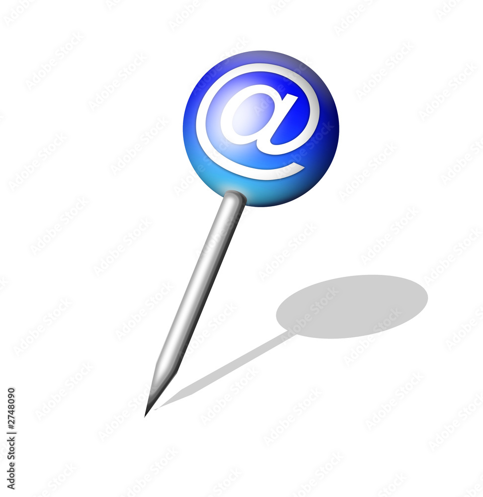 email pins Stock-Illustration | Adobe Stock