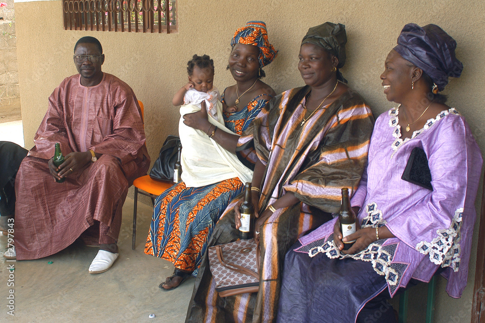 fête de village africain Stock Photo | Adobe Stock