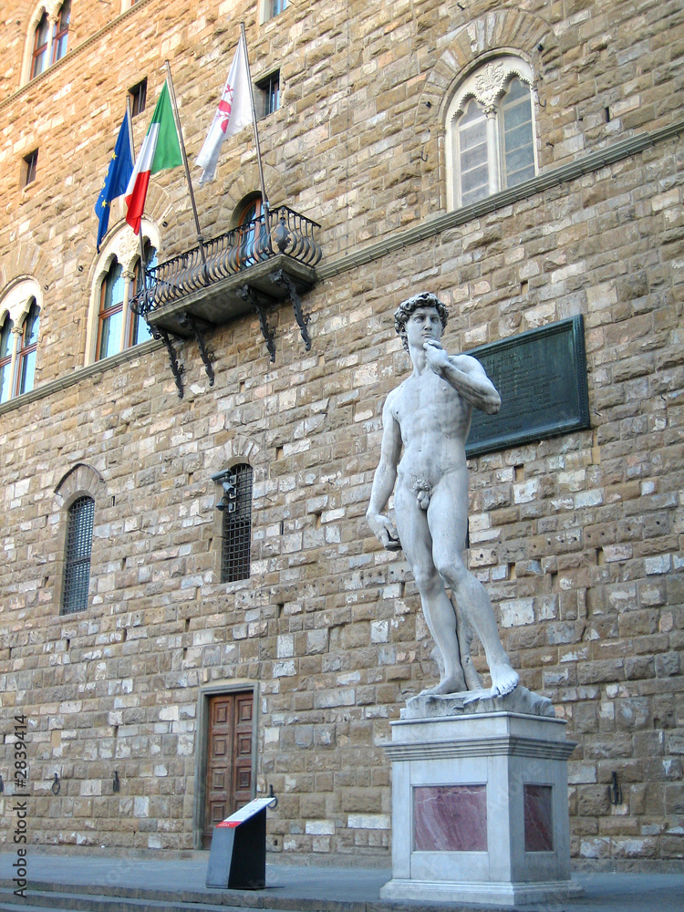 replica of the statue of david Stock Photo | Adobe Stock