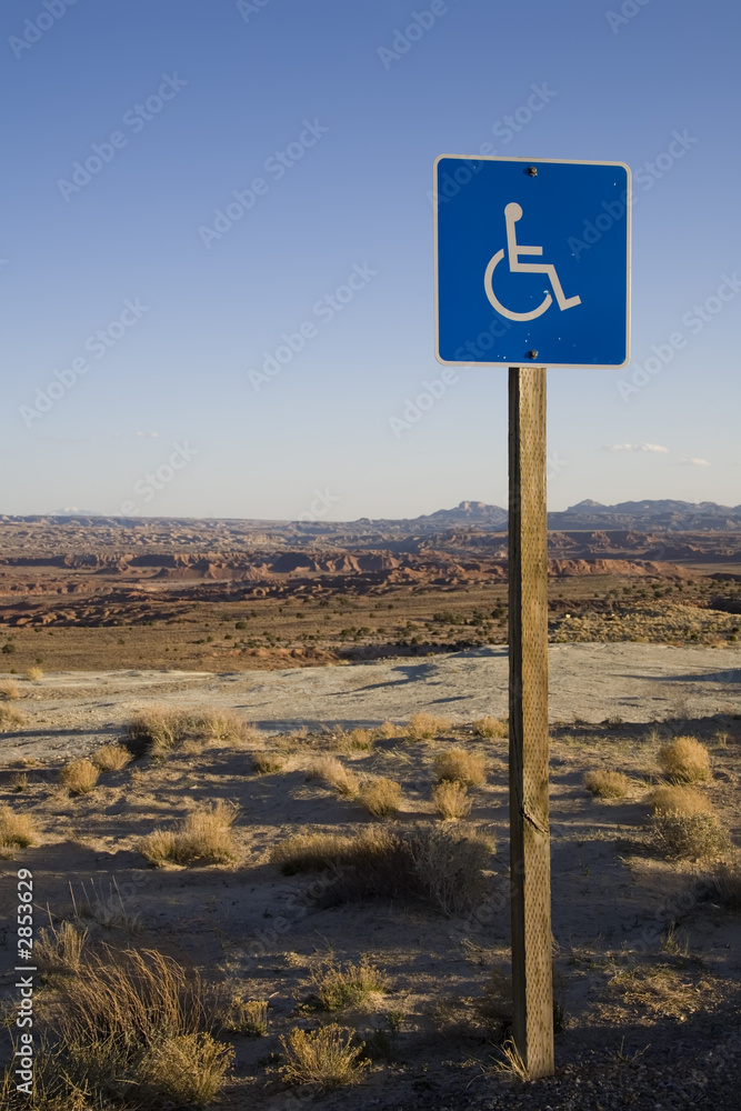 handicap sign Stock Photo | Adobe Stock