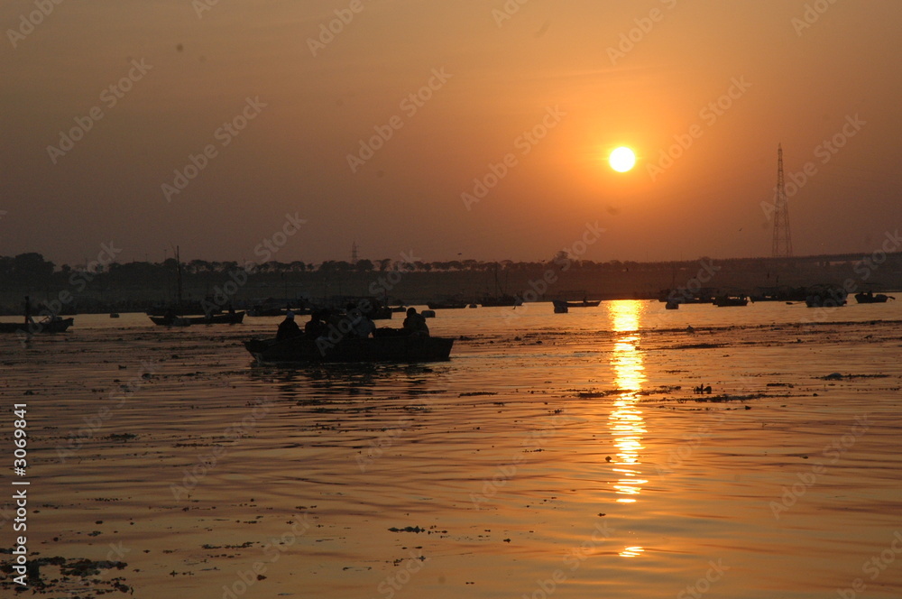 sun set of india Stock Photo | Adobe Stock