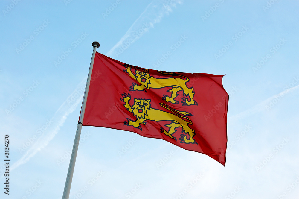 drapeau normand Stock Photo | Adobe Stock