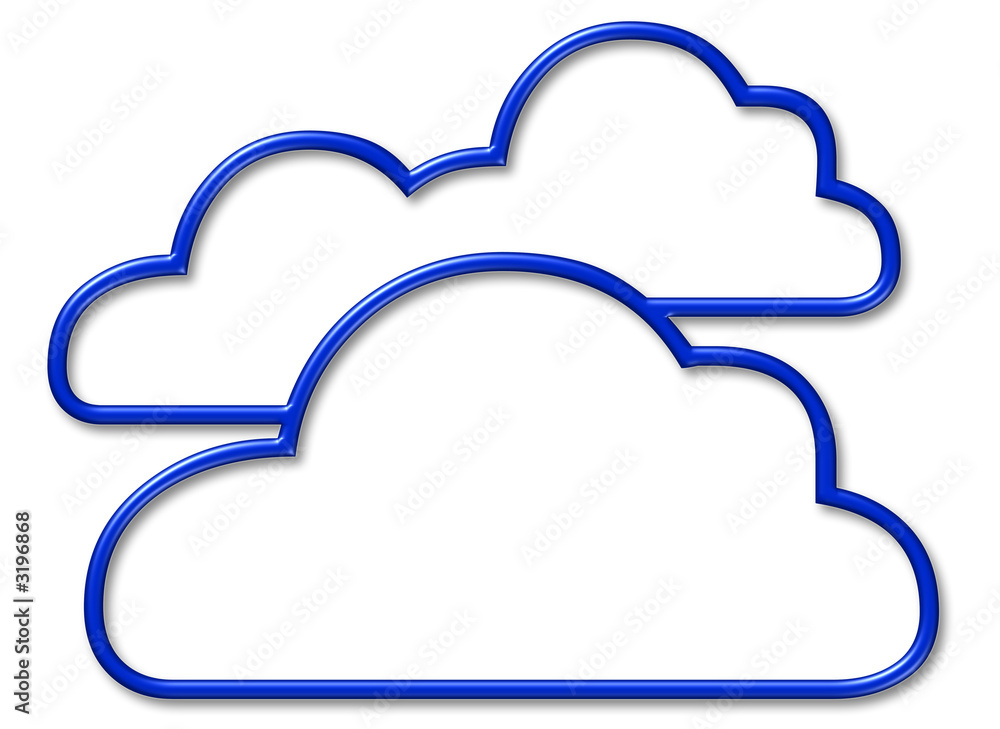 wolken symbol Stock-Foto | Adobe Stock