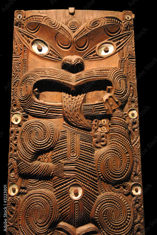 maori statue Stock Photo | Adobe Stock