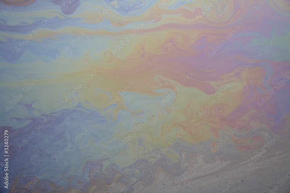 gas spot on the water 3 Stock Photo | Adobe Stock