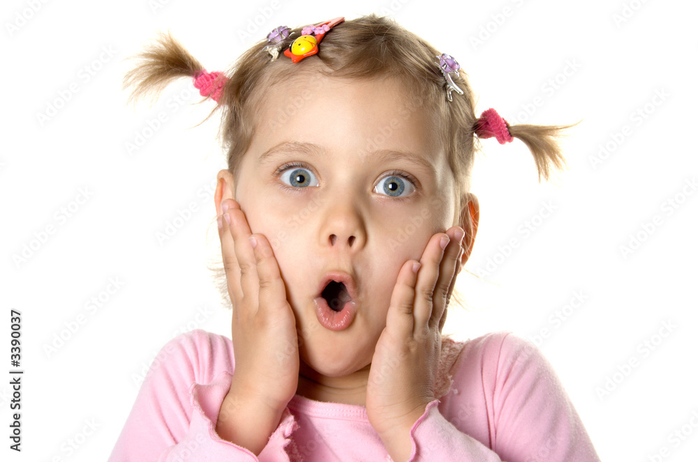 surprised girl Stock Photo | Adobe Stock