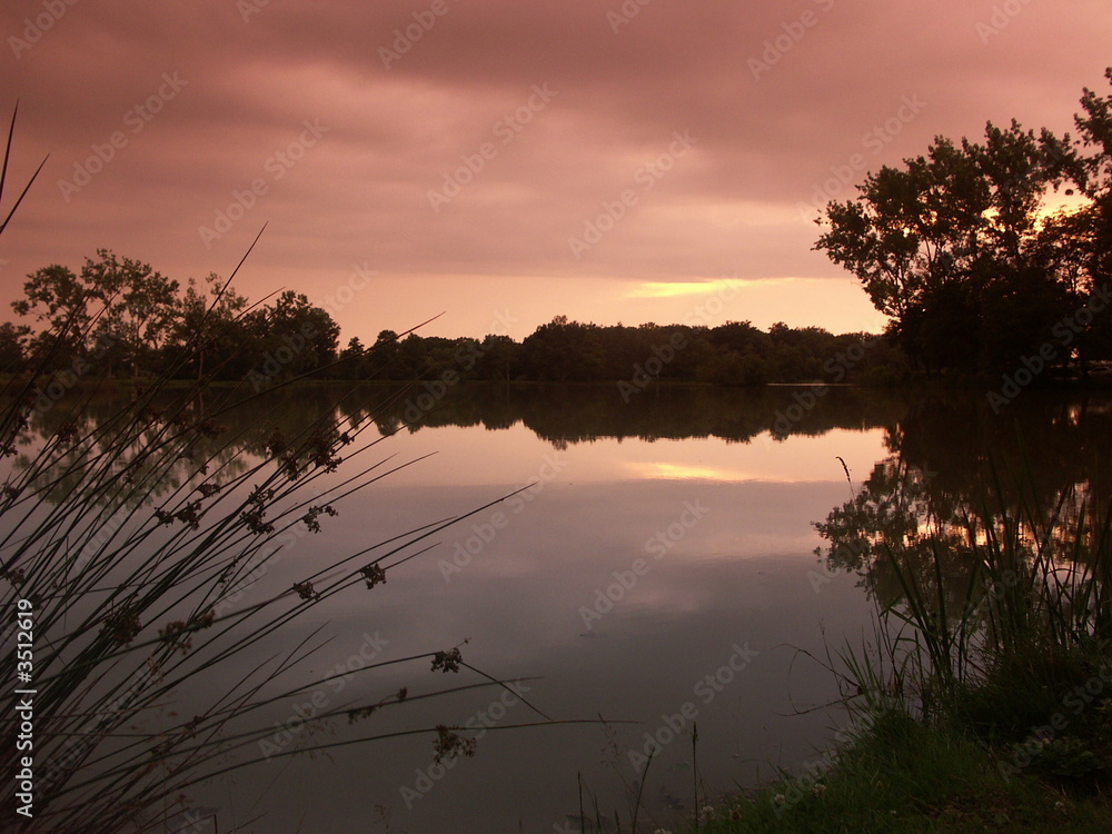 étang de Laclet Stock Photo | Adobe Stock