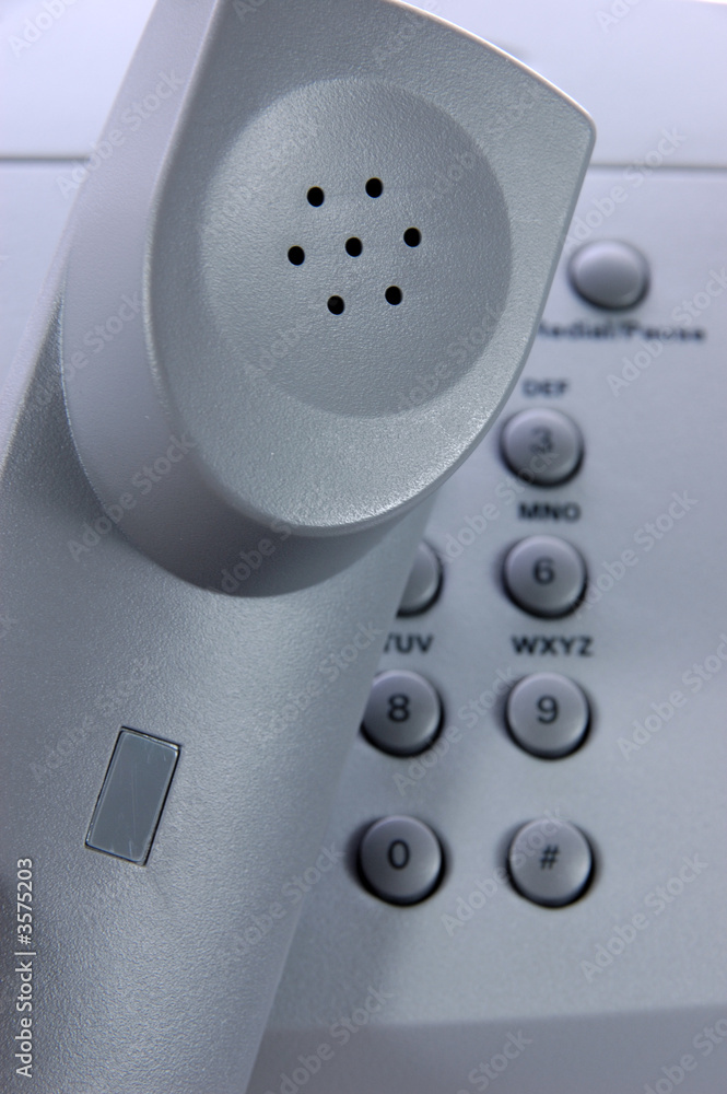Telephone pipe and numeric keypad Stock Photo | Adobe Stock