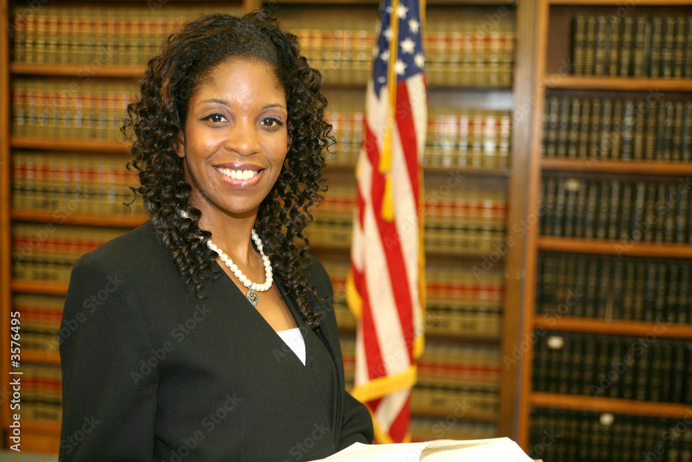 Young African American Lawyer Stock Photo | Adobe Stock