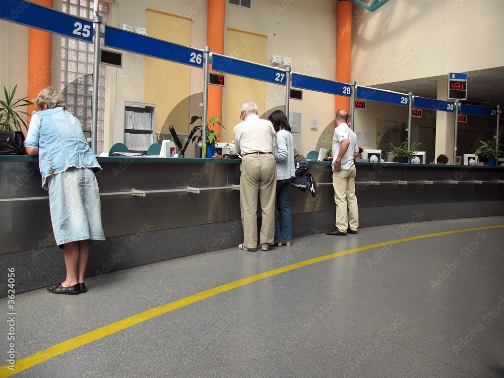 Customer service windows Stock Photo | Adobe Stock