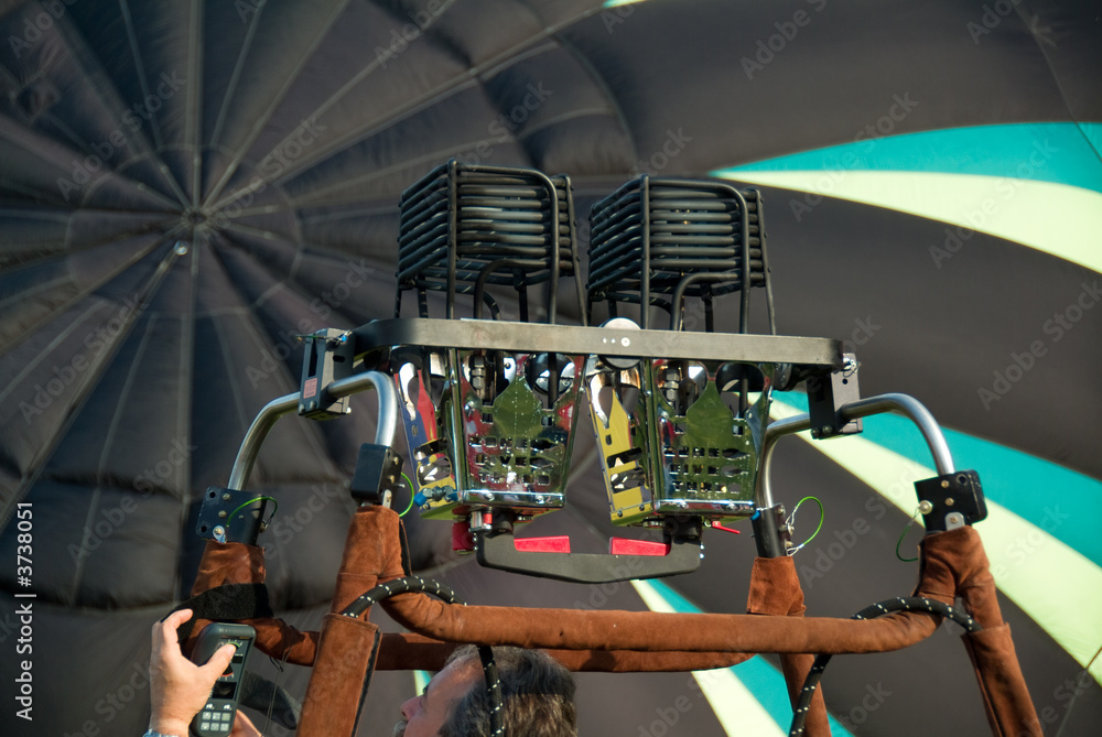 Hot Air Balloon Engine and propeller Stock Photo | Adobe Stock