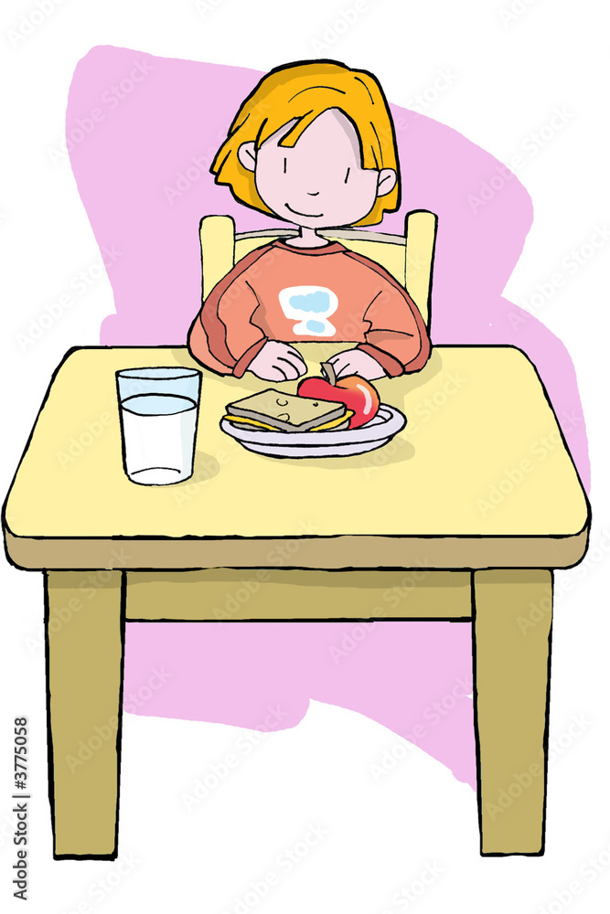 merienda ilustración de Stock | Adobe Stock